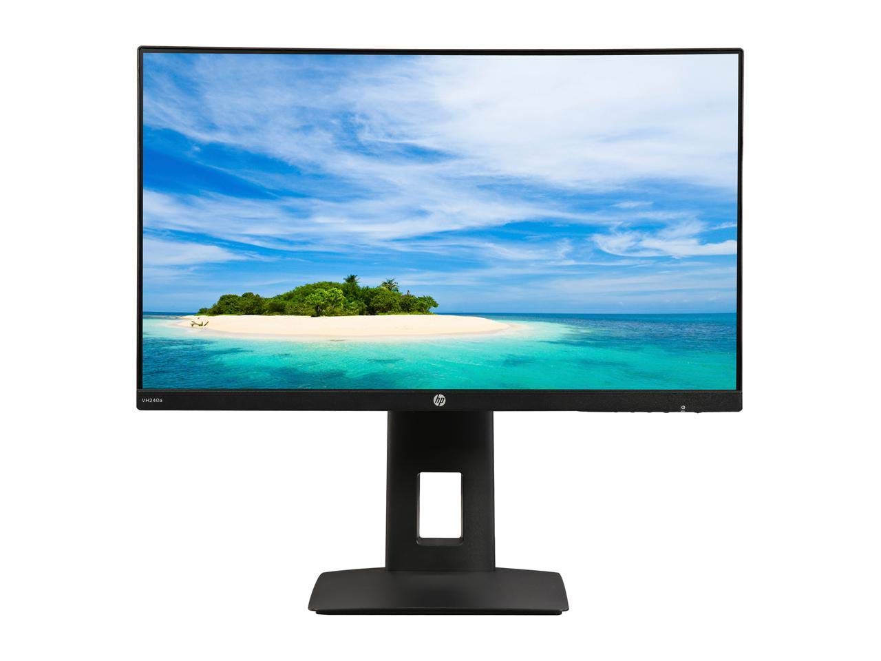 HP VH240A 23.8in IPS Full HD LED Monitor HDMI, VGA Height adj. Swivel Pivot (Renewed)