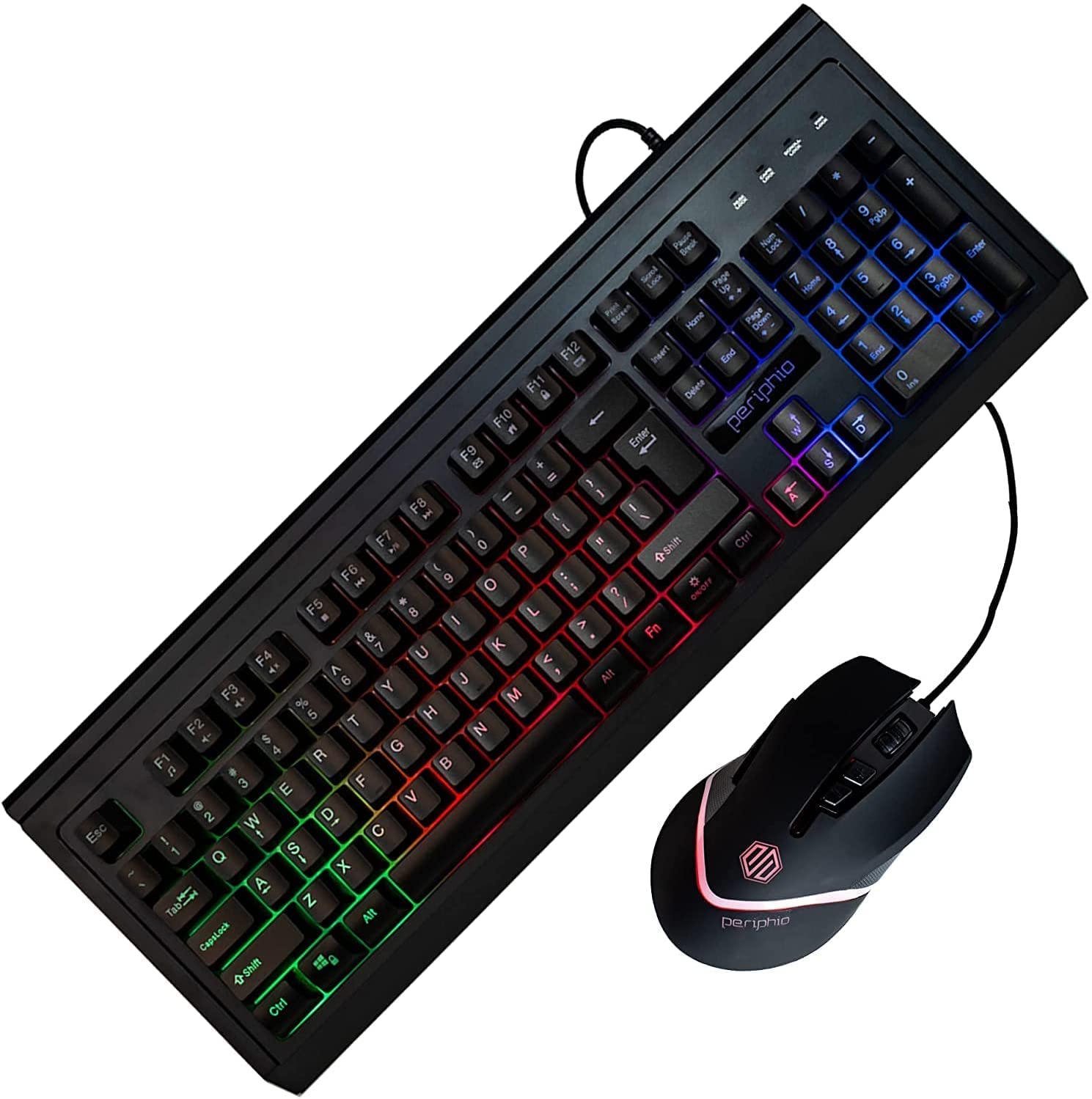 HP Gaming PC Computer, Quad-Core Intel i5, NVIDIA GeForce GT 730 2GB, 16GB DDR3 RAM, 1TB SSD, WiFi, Windows 10, Includes 24 Inch Monitor, Rainbow Keyboard and Mouse (Renewed)