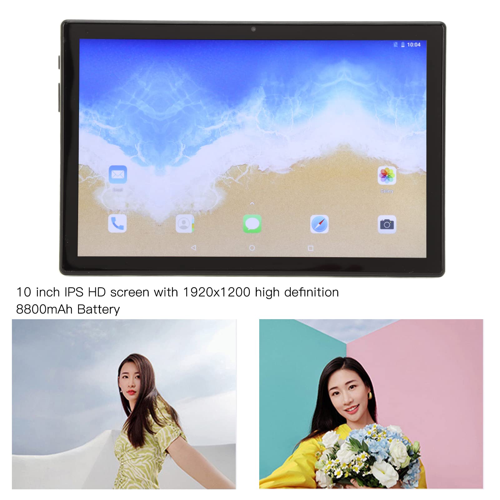 10 Inch Tablet 100240V 4G Call 6GB 128GB MT6889 8 Cores Tablet for Kids Writing (US Plug)