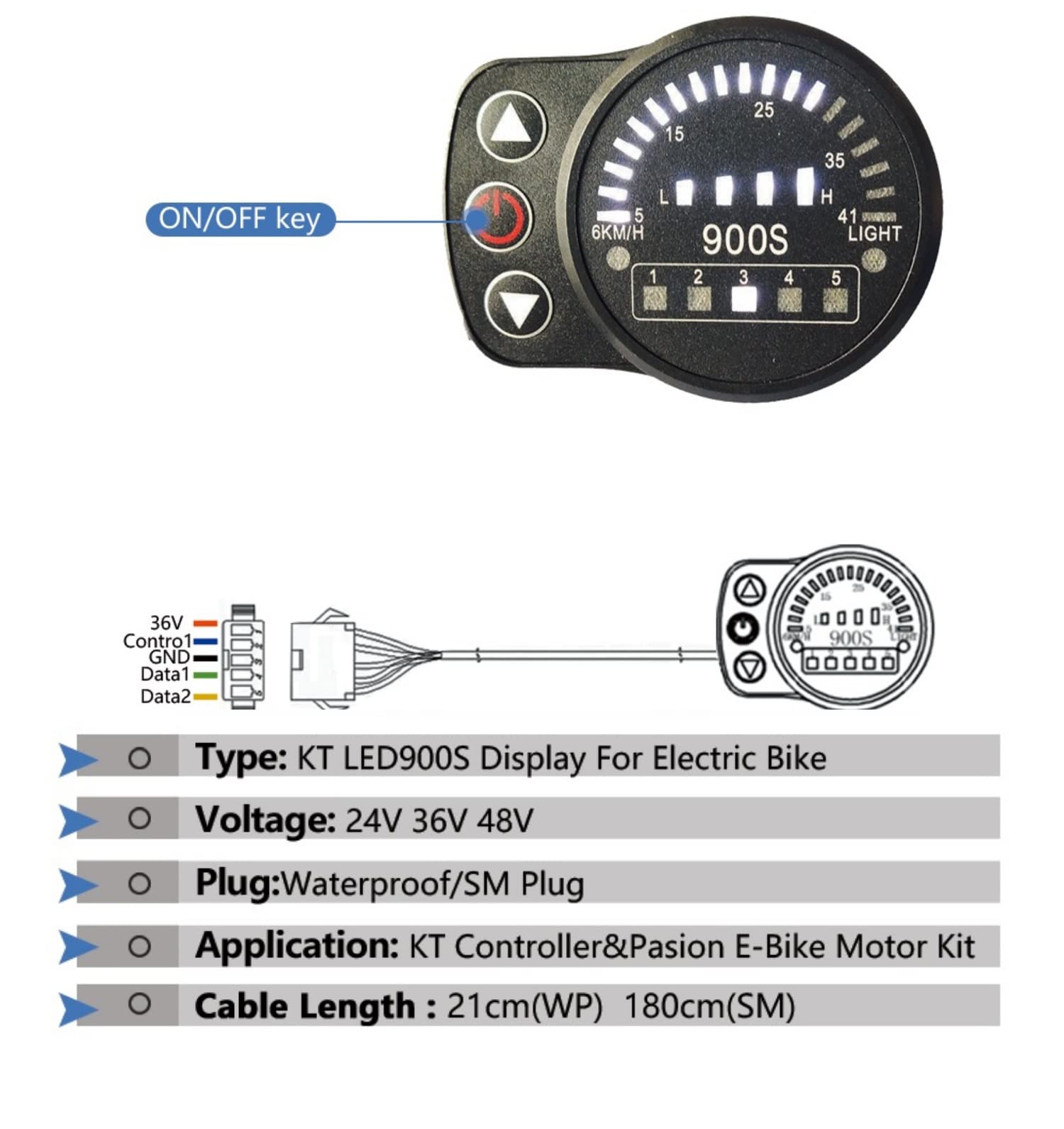 1000W 48V,Electric Bike Conversion Kit,27.5 inch (650B),Front Hub Motor, Brushless Motor,US Stock