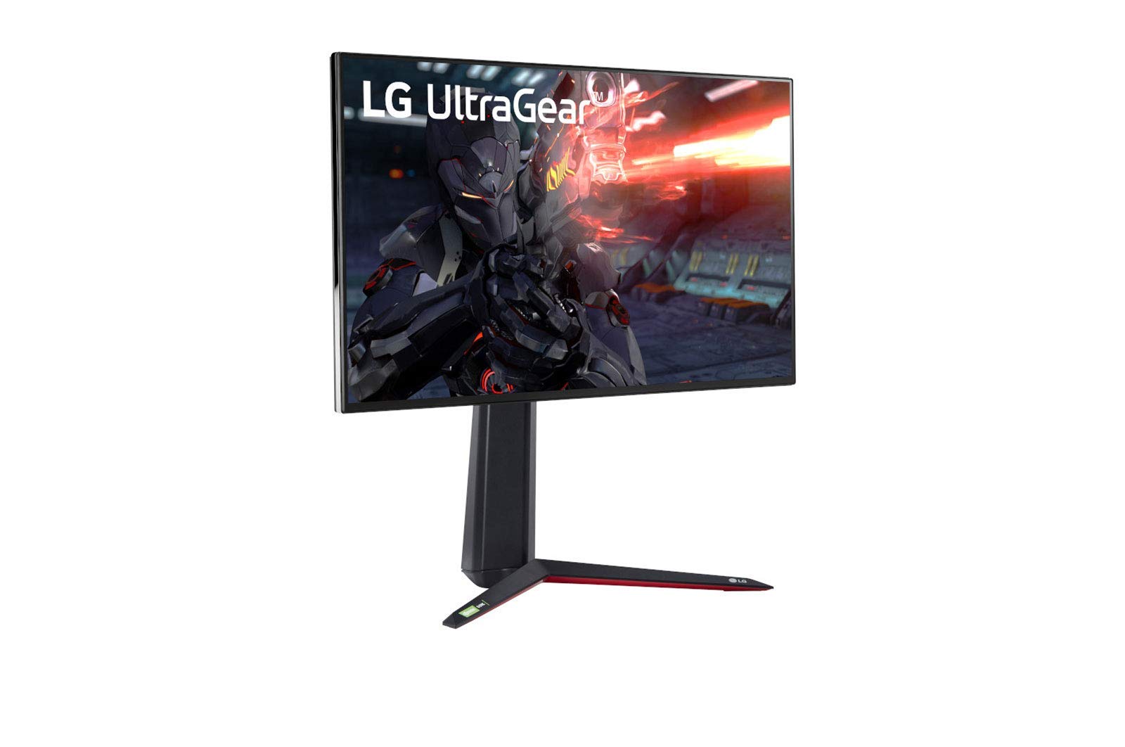 LG 27'' Ultragear 4K UHD Nano IPS 1ms 144Hz G-Sync Compatible Gaming Monitor, Black (27GN95B-B) (Renewed)