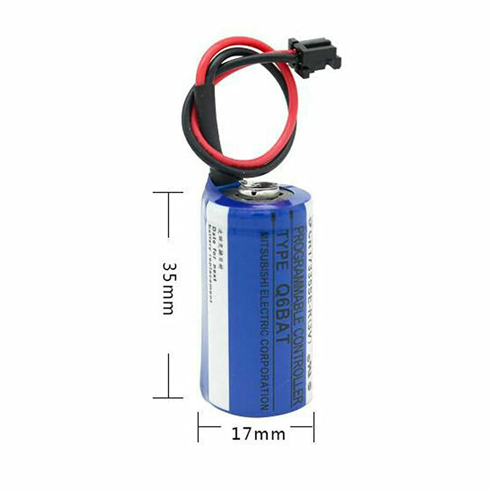 CR17335SE-R 3V Q6BAT 1800mah PLC Battery Replacement Battery for QNS System Q6BAT,CR17335SE-R,BKO-C10811H03
