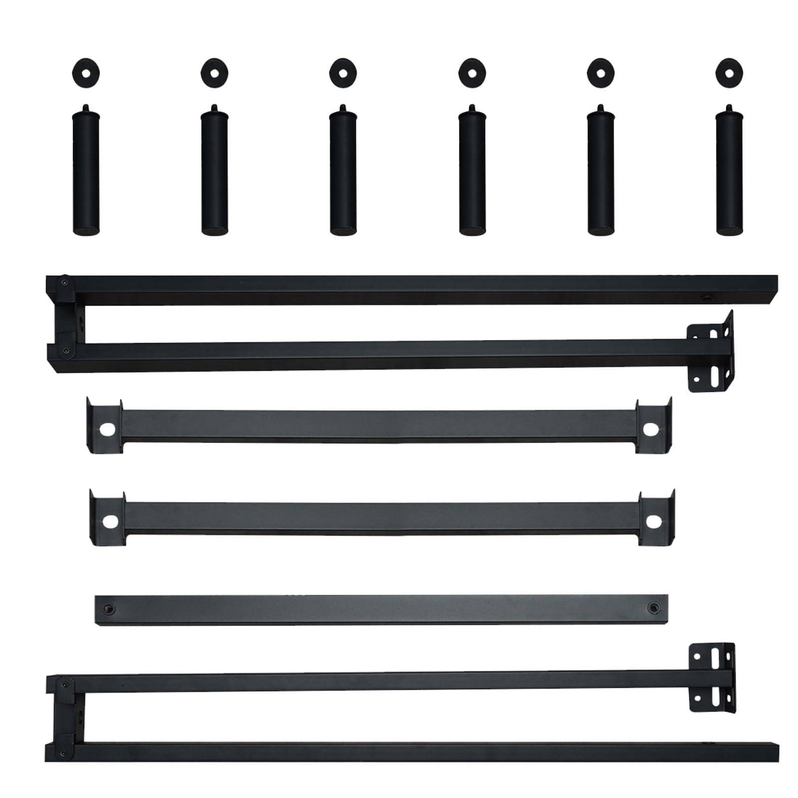 10 Inch Twin XL Bed Frame No Box Spring Needed, Metal Platform Single Bed Frame, Easy Assembly Heavy Duty Noise Free, Black