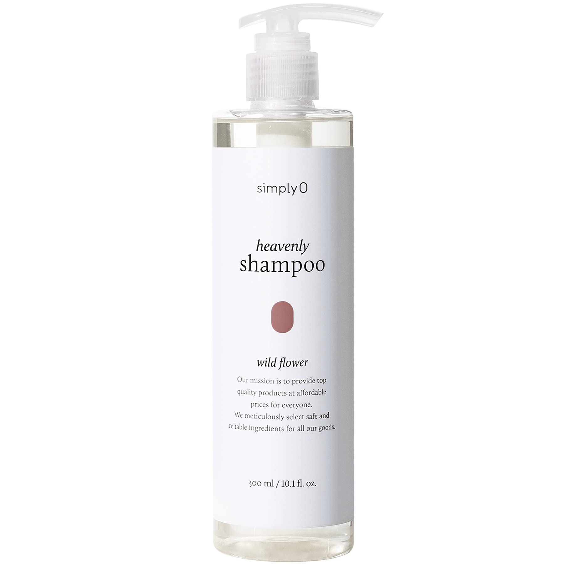 simplyO Heavenly Shampoo Wild Flower | Argan Oil for Dry and Damaged Hair | Paraben-Free, Sulfate-Free, 300ml (10.1 fl. oz)