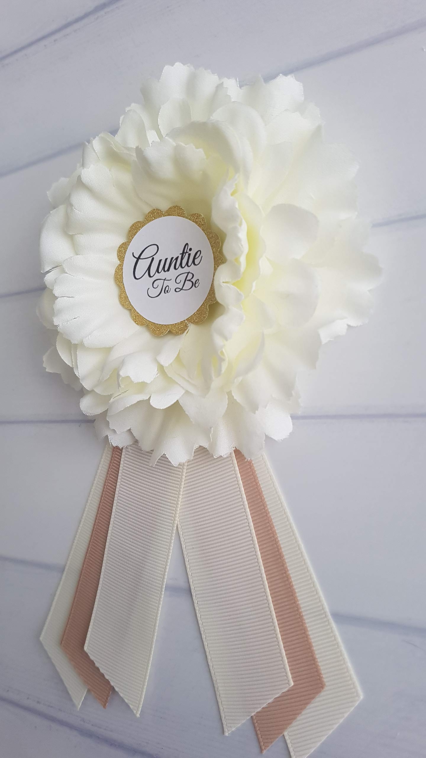 LMC Mom To Be Sash and Dad To Be Pin | Baby Shower Sash and Corsage | USA Handmade