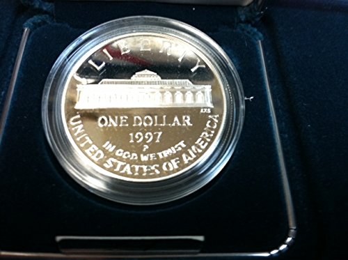 1997 P Botanic Gardens Commemorative Silver Dollar $1 Proof US Mint