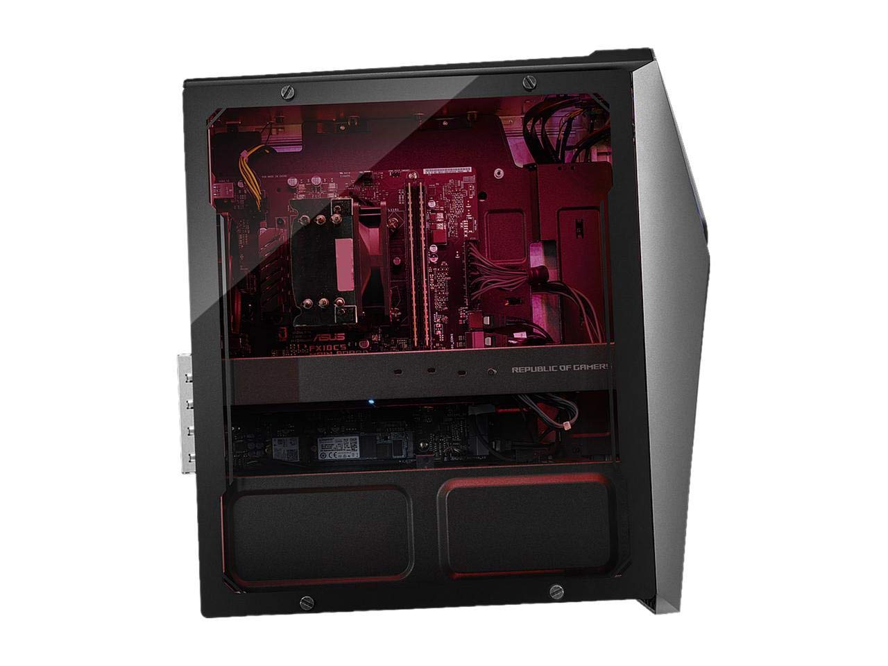 ASUS ROG Strix GL10DH-RH752 Gaming Desktop Computer, AMD Ryzen 7 3700X 3.60GHz, 8GB RAM, 1TB SSD + 1TB HDD, NVIDIA GeForce GTX 1650 4GB, Windows 10 Home