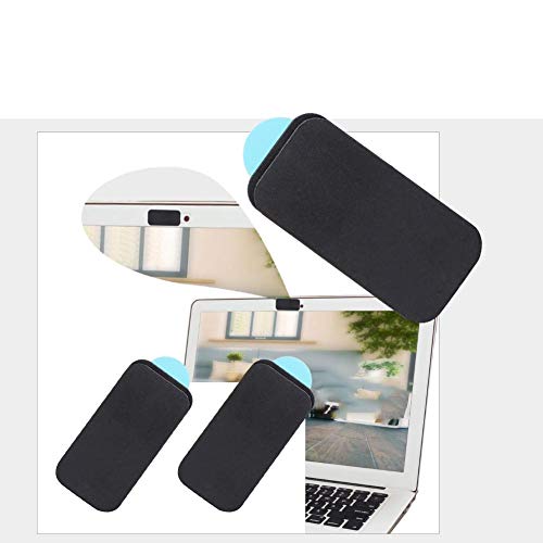 QIRG Web Camera Cover, Anti-peep Protection Security Laptop Camera Cover Plastic for Laptops for Smartphones for Desktops for Tablets(Black)