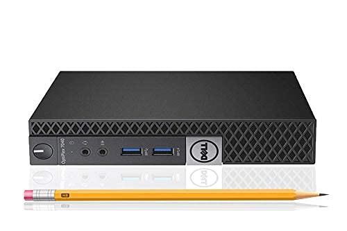 DELL 7040 Micro Intel Core i3-6100T 3.20 GHz, 8GB, 500GB HDD, Win 10 Pro (Renewed)