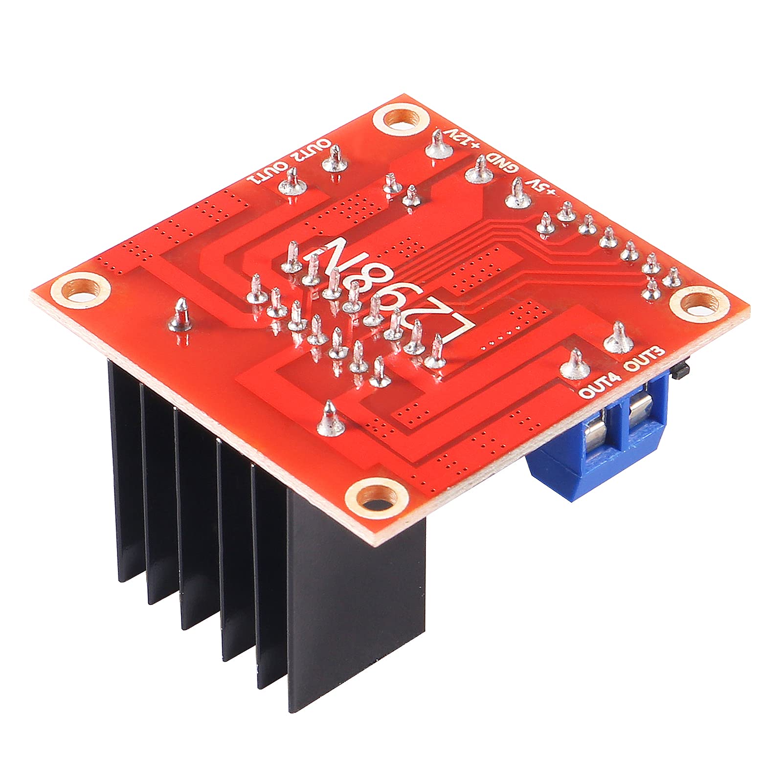 D-FLIFE 5pcs L298N Stepper Motor Driver Controller Board Dual H Bridge Module for Arduino Smart Car Power MEGA R3 Mega2560