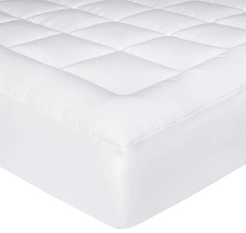 Amazon Basics Down-Alternative Mattress Topper Pad with Microfiber Shell - Twin