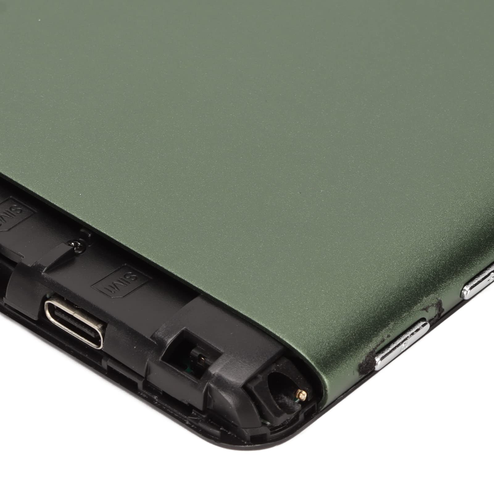 10.1 Inch Tablet, 2.4G 5G WiFi 6GB 128GB Front Tablet for Android 11.0 5MP Rear 13MP 1960x1080 IPS Calling 100‑240V Green US Plug