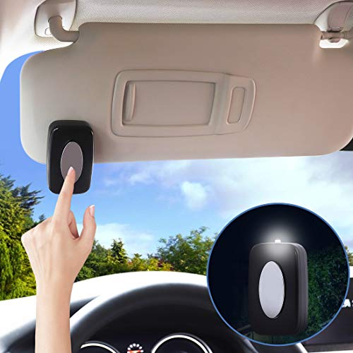 Baby Car Mirror with Light Innokids Dual Mode LED Lighting by Remote Control Clear View of Infant in Rear Facing Back Seat While Night Driving (Black)