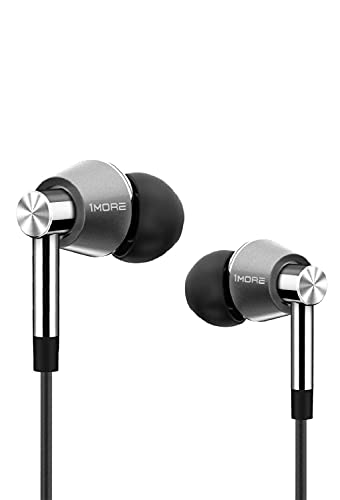 1MORE Wireless Earbuds Triple Driver Bluetooth Neckband Earphones with Hi-Res LDAC Wireless Sound Quality,Fast Charging,7-Hour Playtime,Environmental Noise Isolation (Renewed)