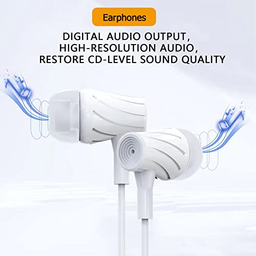 2 Pack-Apple Headphones Wired Earbuds with Lightning Connector Earphones Built-in Microphone & Volume Control. Compatible with All iPhone 13/12/11 Pro Max/Xs Max/XR/X/7/8 Plus-White