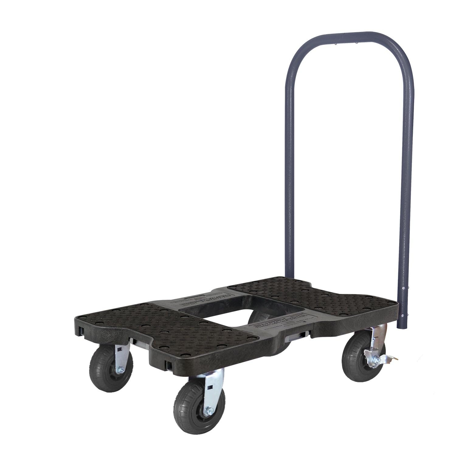 Snap-Loc Dolly Carts 1600 Lb Extreme-Duty Black-Ops E-Track Push Cart Dolly SL1600P6B