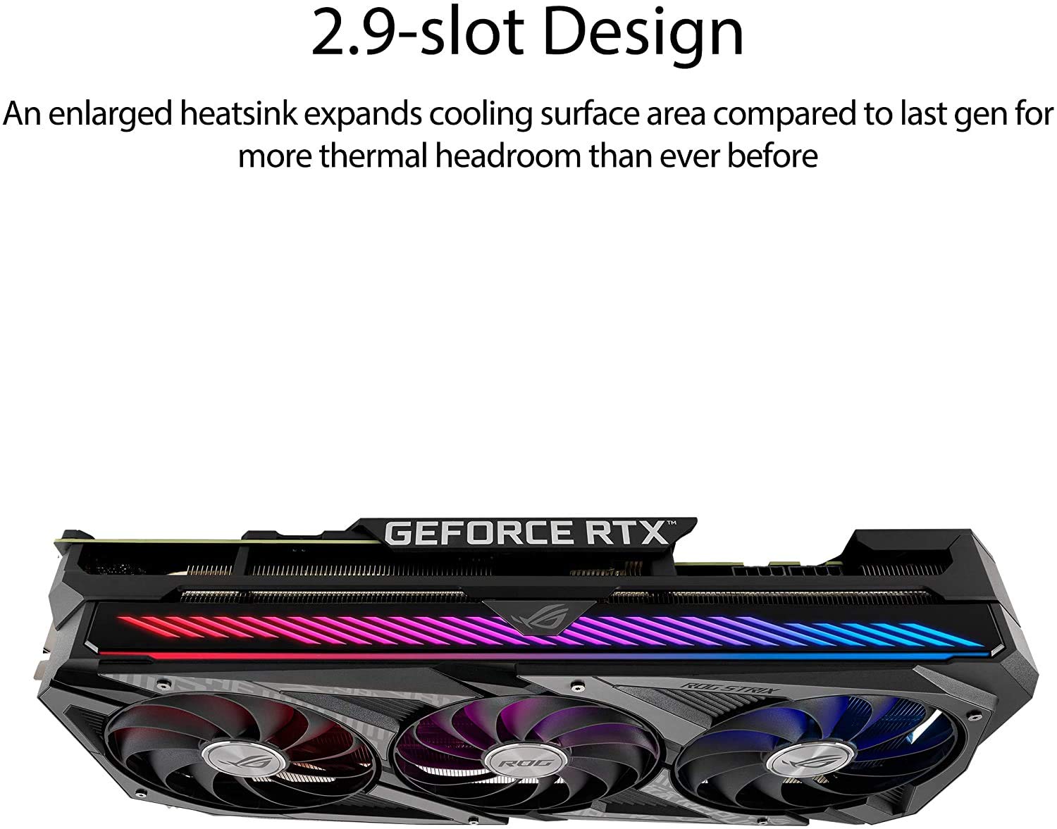 ASUS ROG STRIX NVIDIA GeForce RTX 3070 Gaming Graphics Card (PCIe 4.0, 8GB GDDR6, HDMI 2.1, DisplayPort 1.4a, Axial-Tech Fan Design, 2.9-Slot, Super Alloy Power II, GPU Tweak II)