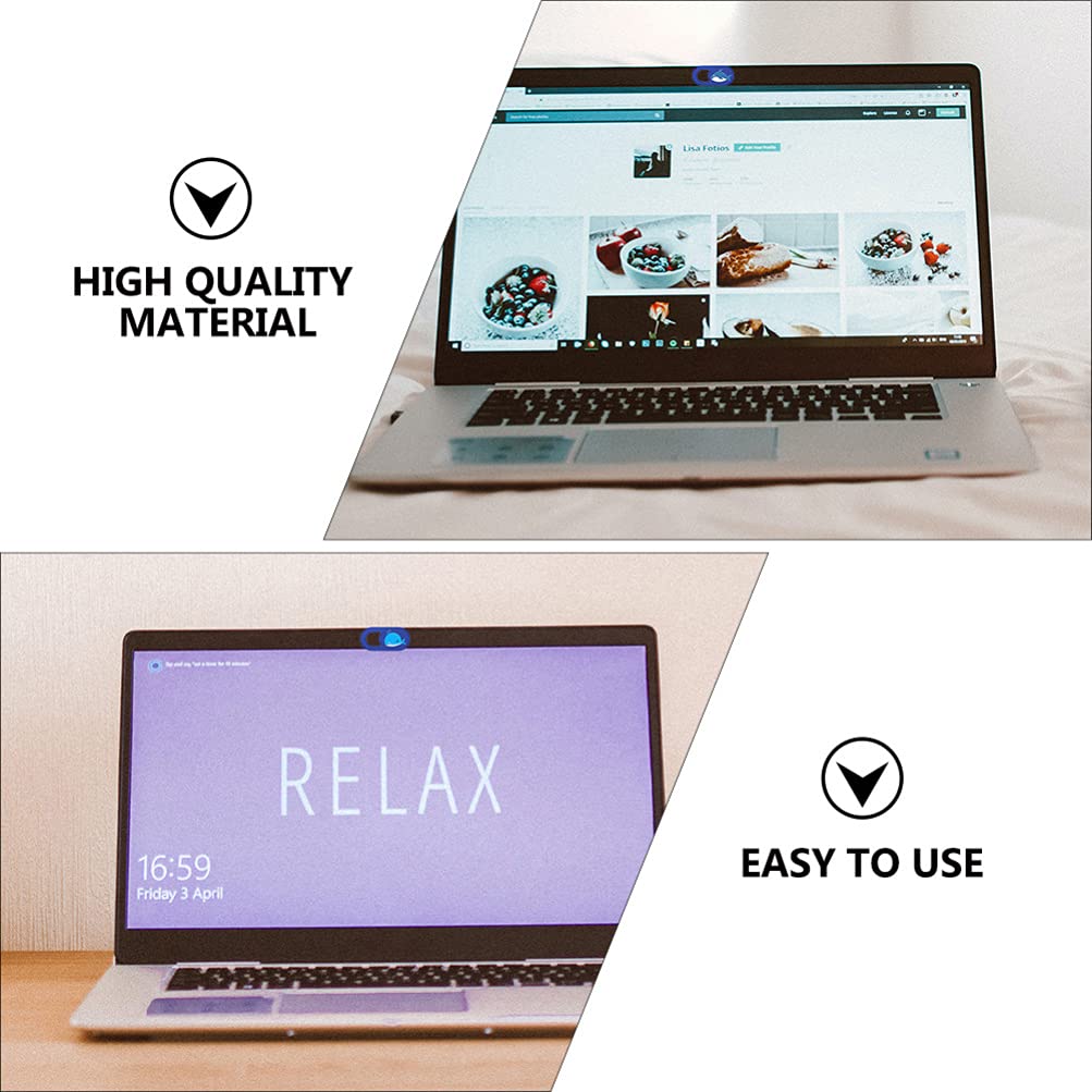 SOLUSTRE 6Pcs Lens Cover Adhesive Webcam Cover Laptop Camera Cover Camera Cover for Camera Cover Camera for Computer Camera Front Slider abs Sticker