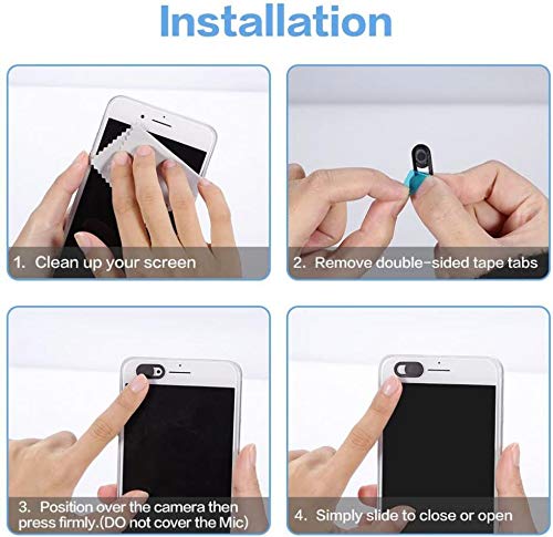 Privacy Camera Cover Security Blocker Webcam Closure for Moto G Stylus 5G - White Compatible with Motorola Moto G Stylus 5G