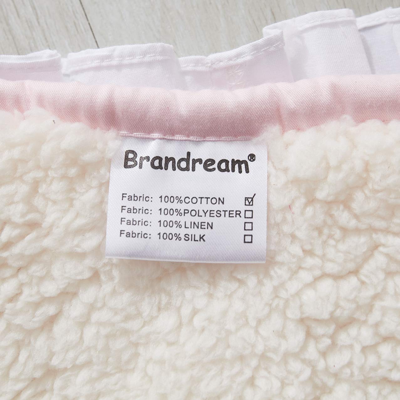 Brandream Crib Bedding Set for Girls Pink Princess Nursery Bedding 3 Pc Sweet Daisy Ruffle Blanket, 100% Cotton