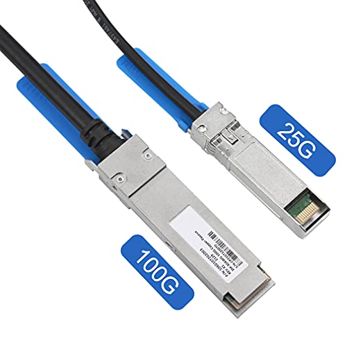 CYSKY 25G SFP28+ DAC Cable, 2-Meter (6.56ft) Passive Direct Attach Copper Twinax Cable for Cisco, Ubiquiti, D-Link, Netgear, Mikrotik, Open Switch Devices