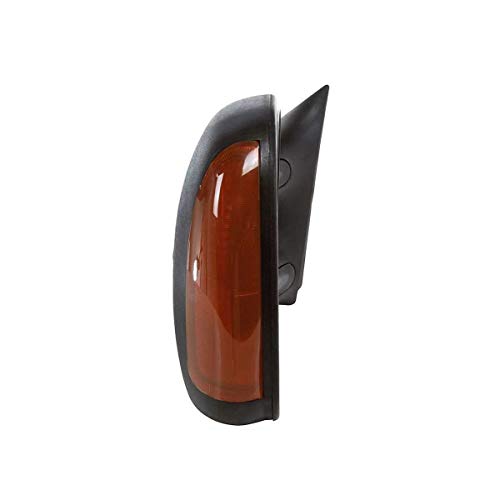 AutoShack KAPFO1320268 Driver Towing Mirror Power Black Textured Heated Manual Folding Replacement for 2001-2005 Ford Excursion 2003-2007 F-250 Super Duty F-350 Super Duty 5.4L 6.0L 6.8L 7.3L 4WD RWD