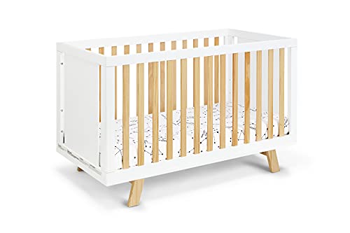 Suite Bebe Livia Convertible Crib in White & Natural