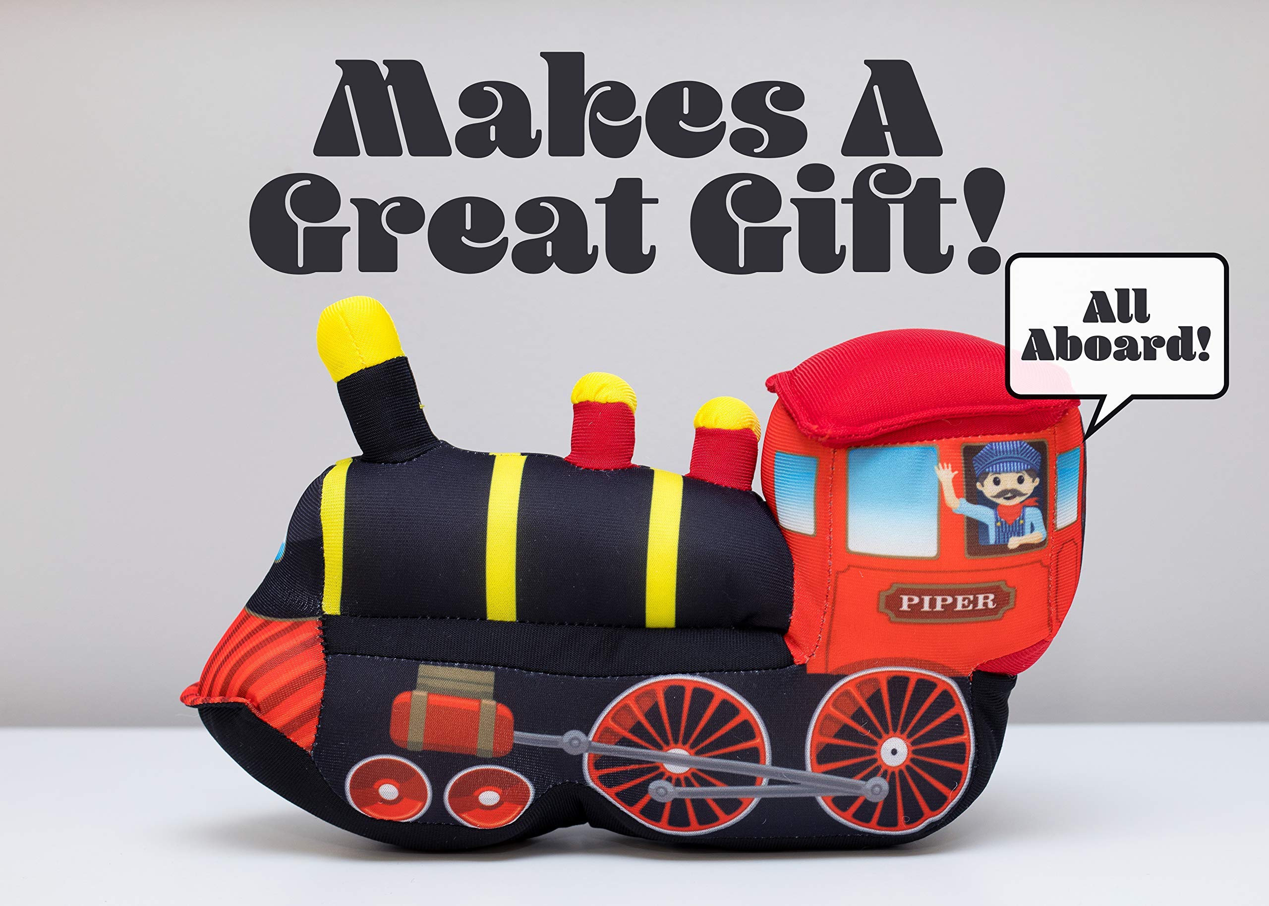 11” Plush Train For Kids – Adorable Stuffed Train Pillow Toy – Perfect For Kids To Cuddle Or Use As Nursery Room Décor – Great Addition To Locomotive Train Themed Rooms & Parties | Ages 3+