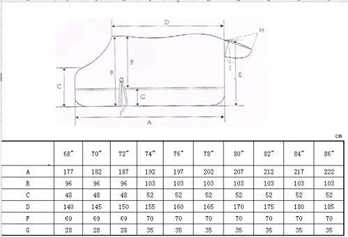 1200D Waterproof and Breathable Horse Sheet TGW Rding Horse Blanket (76", Wine)