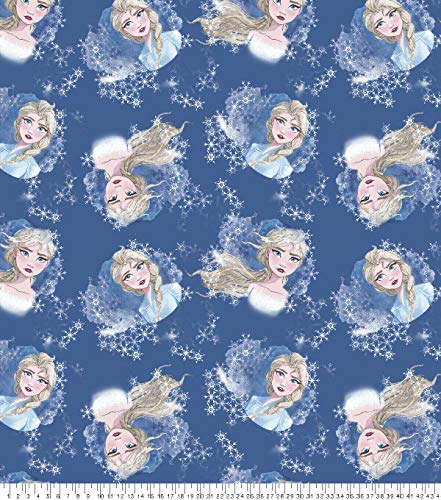 Disney Frozen II Elsa Fabric by The Yard Cotton Face Mask Craft Sewing