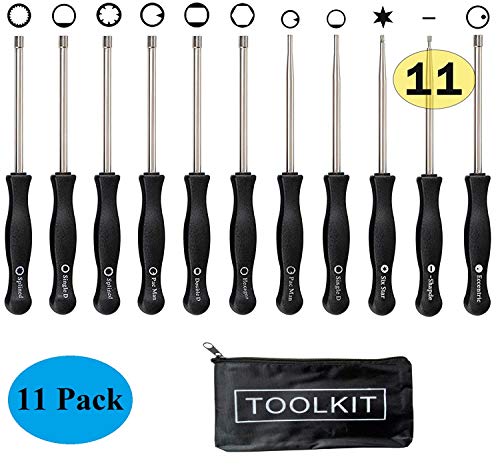 11 Pcs Carburetor Adjustment Tool Screwdriver Kit for Common 2 Cycle Carburator Adjusting Small Engine Carb Tune up Adjusting Tool,11 Carburetor Adjustment Tools+Bag by Lucky Seven