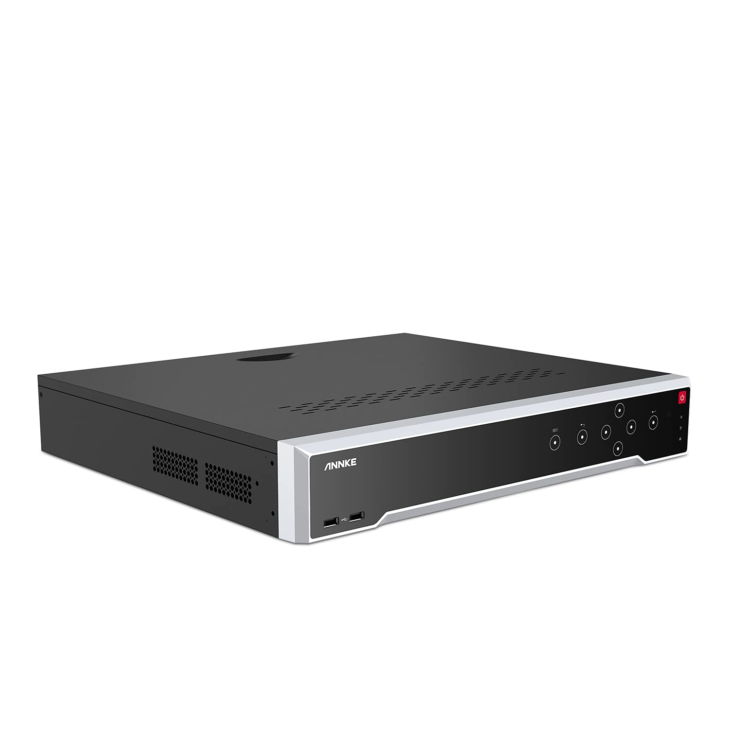 ANNKE 32 Channel 12MP PoE Network Video Recorder for PoE Security Camera, H.265+ NVR w/ 16 Ports PoE Recording, Customized Motion Areas, Supports up to 4 x 12TB Hard Drive (Not Included)