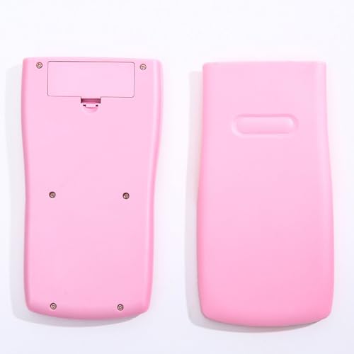12 Bit Efficient Scientific Calculator, 240 Functions Math Calculator with LED Display, Sliding Hard Cover, Easy Use for Students Teachers (Pink)