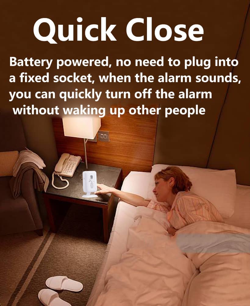 Upgraded Version Bed Sensor Alarm and Fall Prevention for Elderly/Dementia and More,Caregiver Pager Motion Sensor Alarm with 5 Volume Level,Bed Alarm for Elderly Adults Wireless