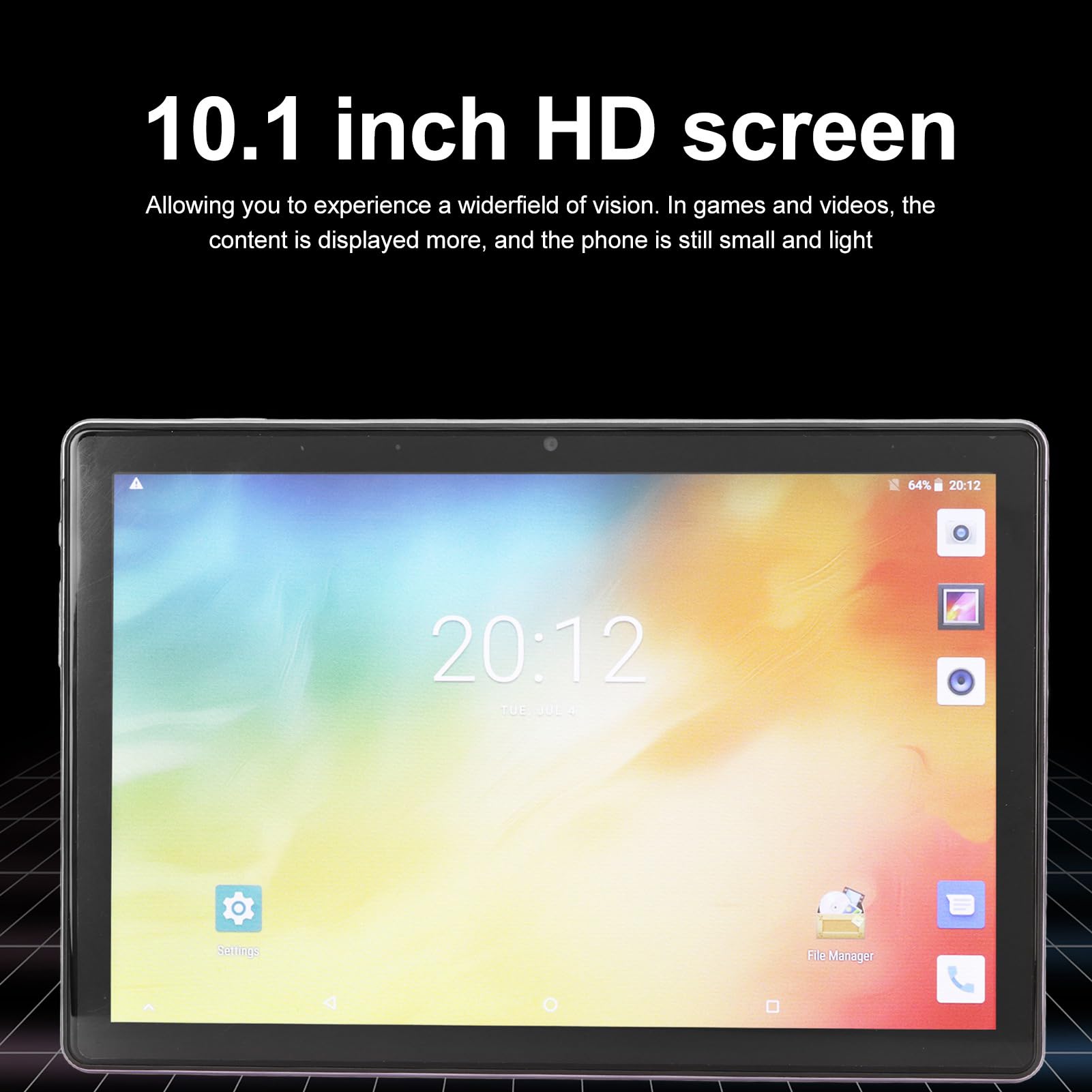 10.1in 2 in 1 Tablet with Keyboard, 12.0, 5G WiFi, 12GB RAM, 256GB ROM, Dual Camera, HD Gaming Tablet, BT, GPS, FM, Gravity Sensor, 100-240V (US Plug)