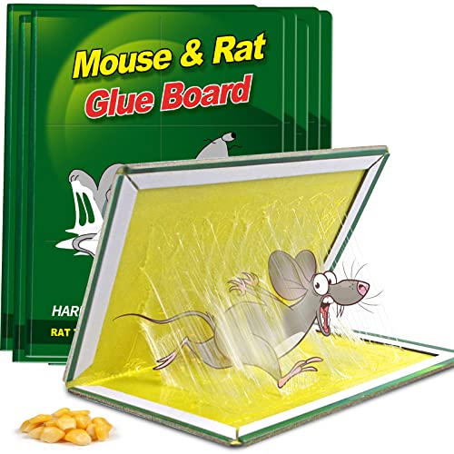 12 Pack Mouse Traps Indoor for Home Glue Traps for Mice and Rats, Sticky Board for House Indoor Outdoor Extra Glue(12"X8")