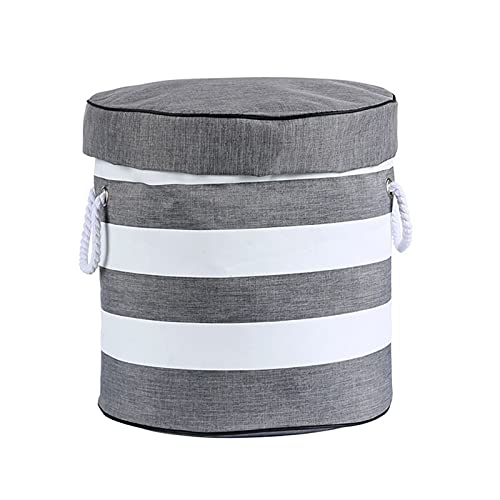 2-in-1Toy Storage Basket with Large Play Mat,Large Blanket Toys Chest Case Bag Kids Room Drawstring Bins Box Floor Activity Buckets