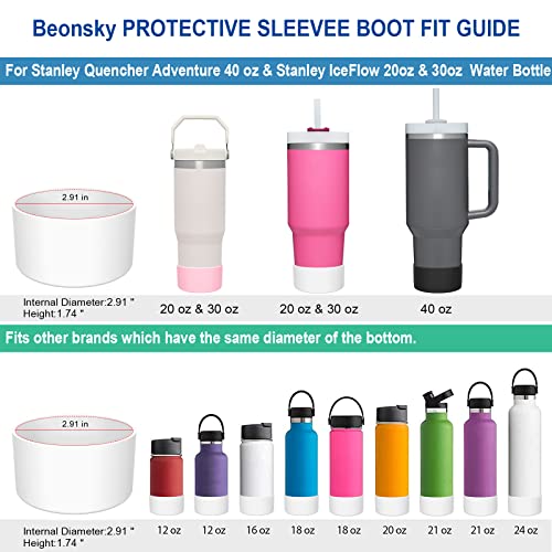2023 New Set Straw Cover Straw Replacement Boot Sleeve Spill Stopper for Stanley Cup 40 oz 30 oz Quencher, 15 Pack Tumbler Accessories for Stanley Cup