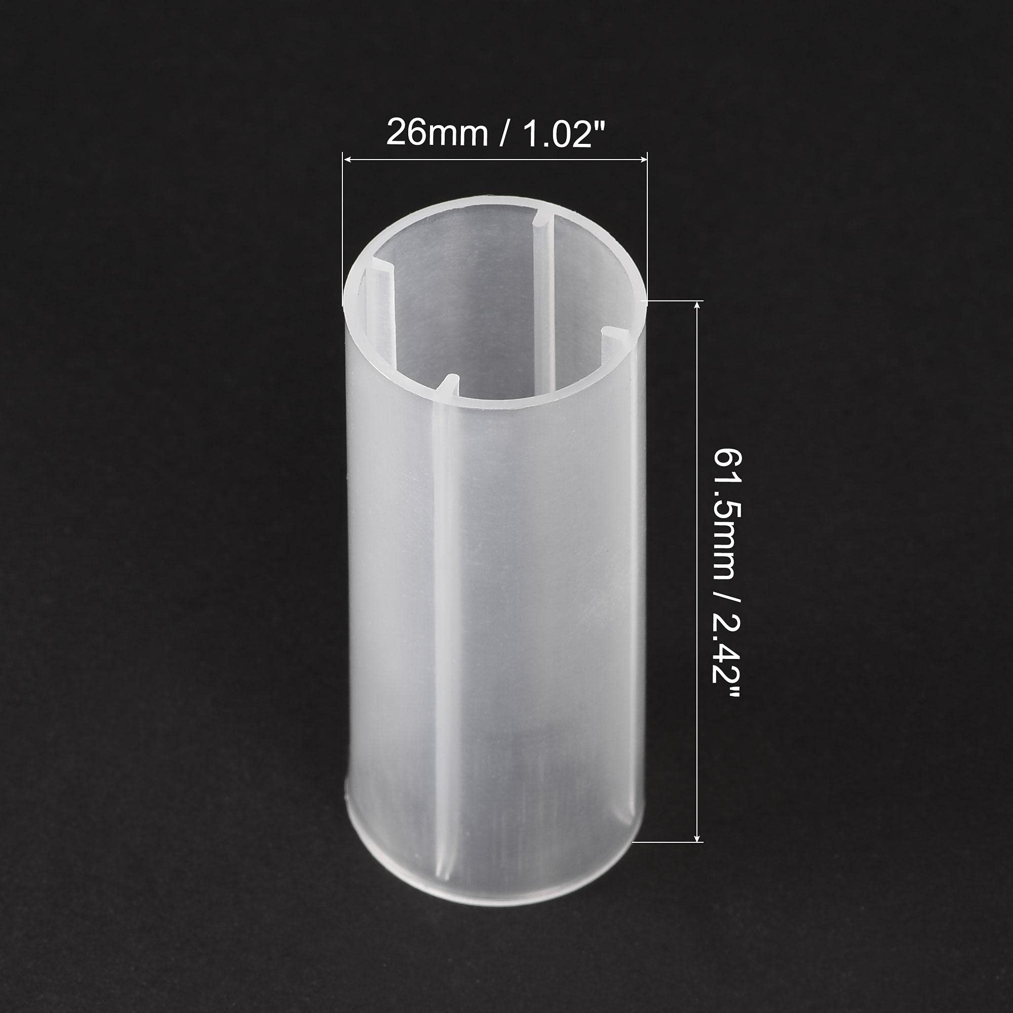 uxcell 18650 Battery Protective Sleeve, 18650 Battery Tube Adapter, 18650 Battery Holder Converter for 18650 LED Flashlight 12 Pcs