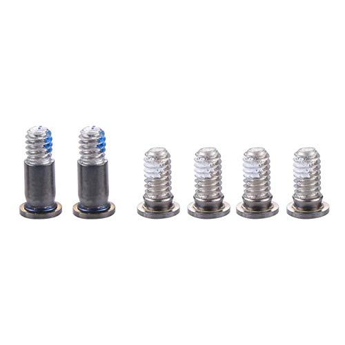 6pcs/Set Bottom case Screws + 1pcs 5 Point Pentalobe Screwdriver for MacBook Retina 15-inch A1707 (Touch Bar) (EMC 3072) (EMC 3162) 2016-2018 Year,A1990 (EMC 3215) MR932LL/A MR942LL/A 2018