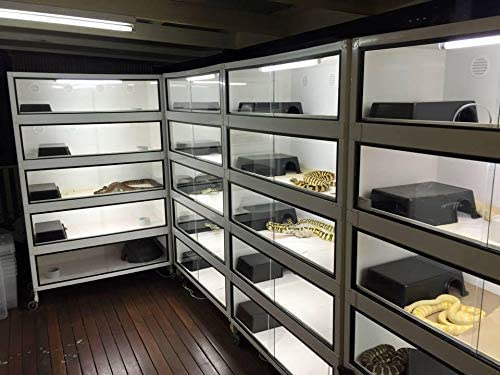 Leoterra Large Reptile Hide Snake Hide Reptile Hideout for Lizard Leopard Gecko Snakes and Ball Python Use Durable and Easy to Clean 10.23"x7.48"x2.75" (M)