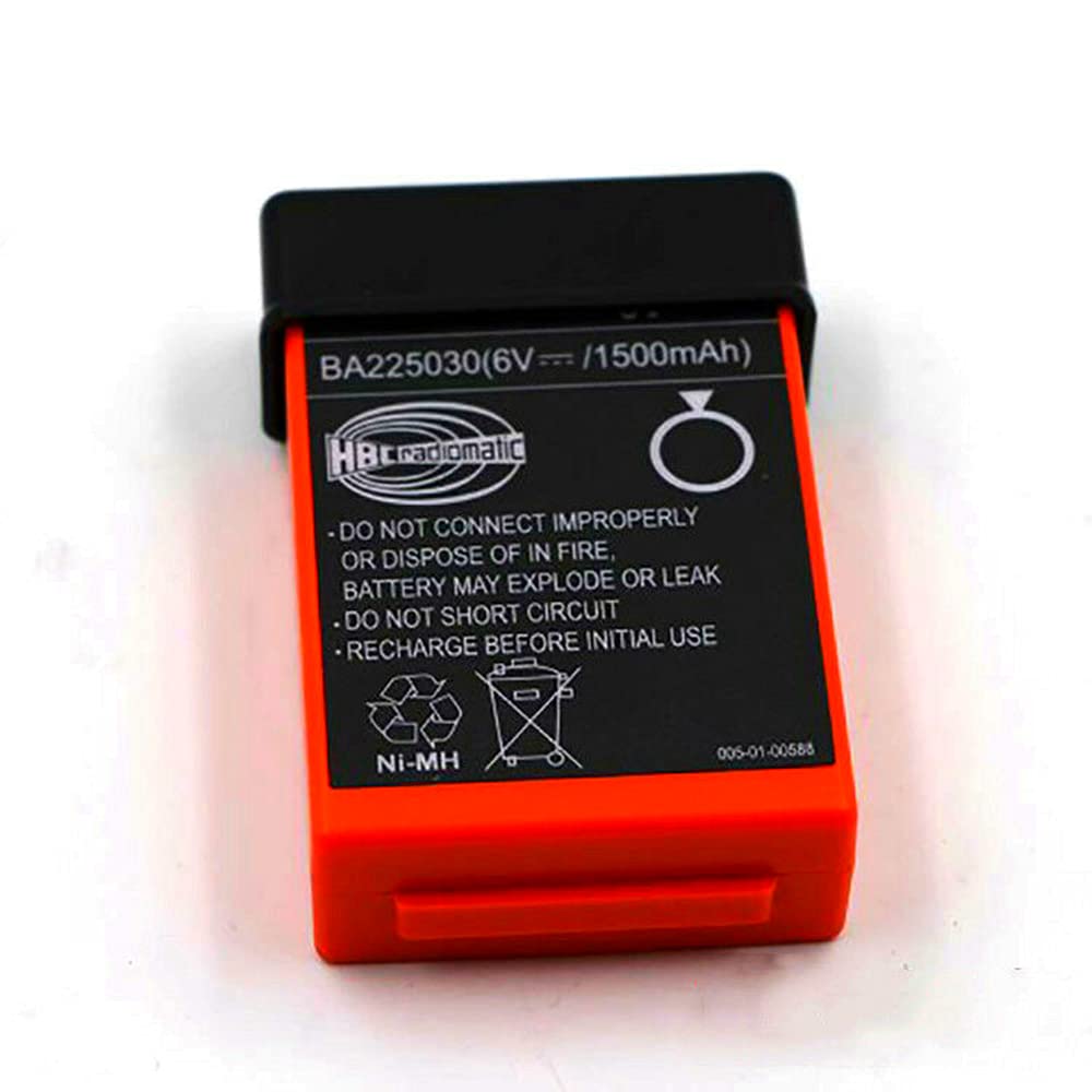 WELLVEUS 2Pcs BA225030 6V 1500mAh Ni-Mh Battery for HBC Pump Truck Remote Control Battery