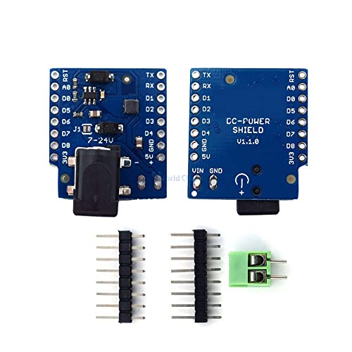 10PCS for WEMOS D1 Mini DC Power Shield V1.1.0 Development Board for Wemos D1 Mini Shield
