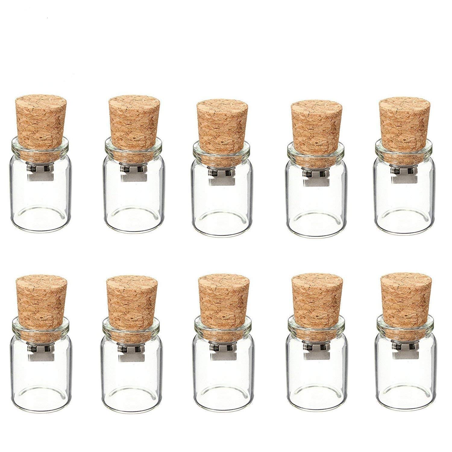 10PCS Cute Drift Bottle USB Flash Drive Memory Stick Storage U-Disk Xmas Gift (2.0, 512MB)