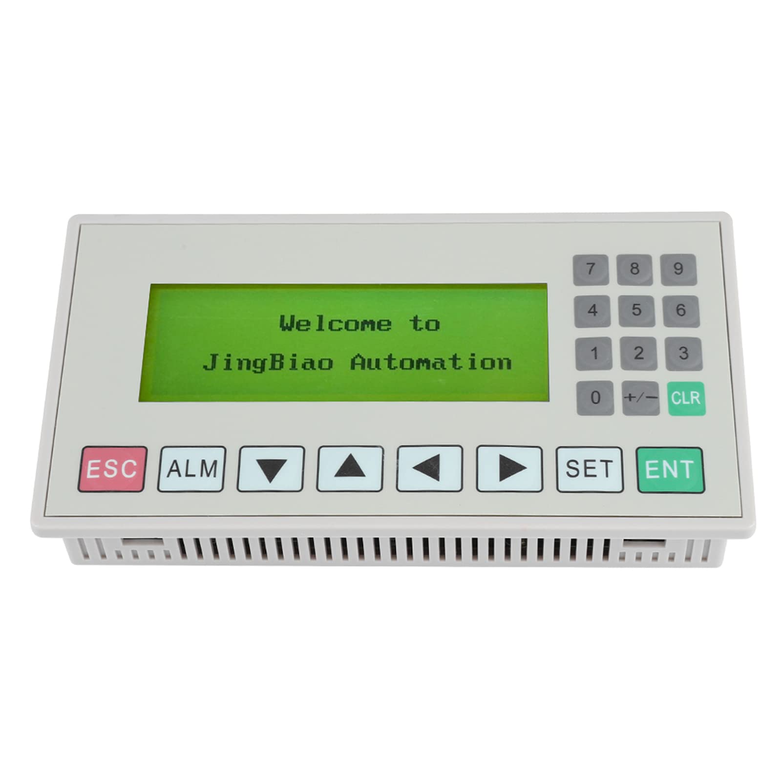 LCD Screen Text Display Module, OP320-A 3.7 inch Board Text Display HMI Support S485/RS232 Communication Port with Cable for PLC 192 x 64 Pixels