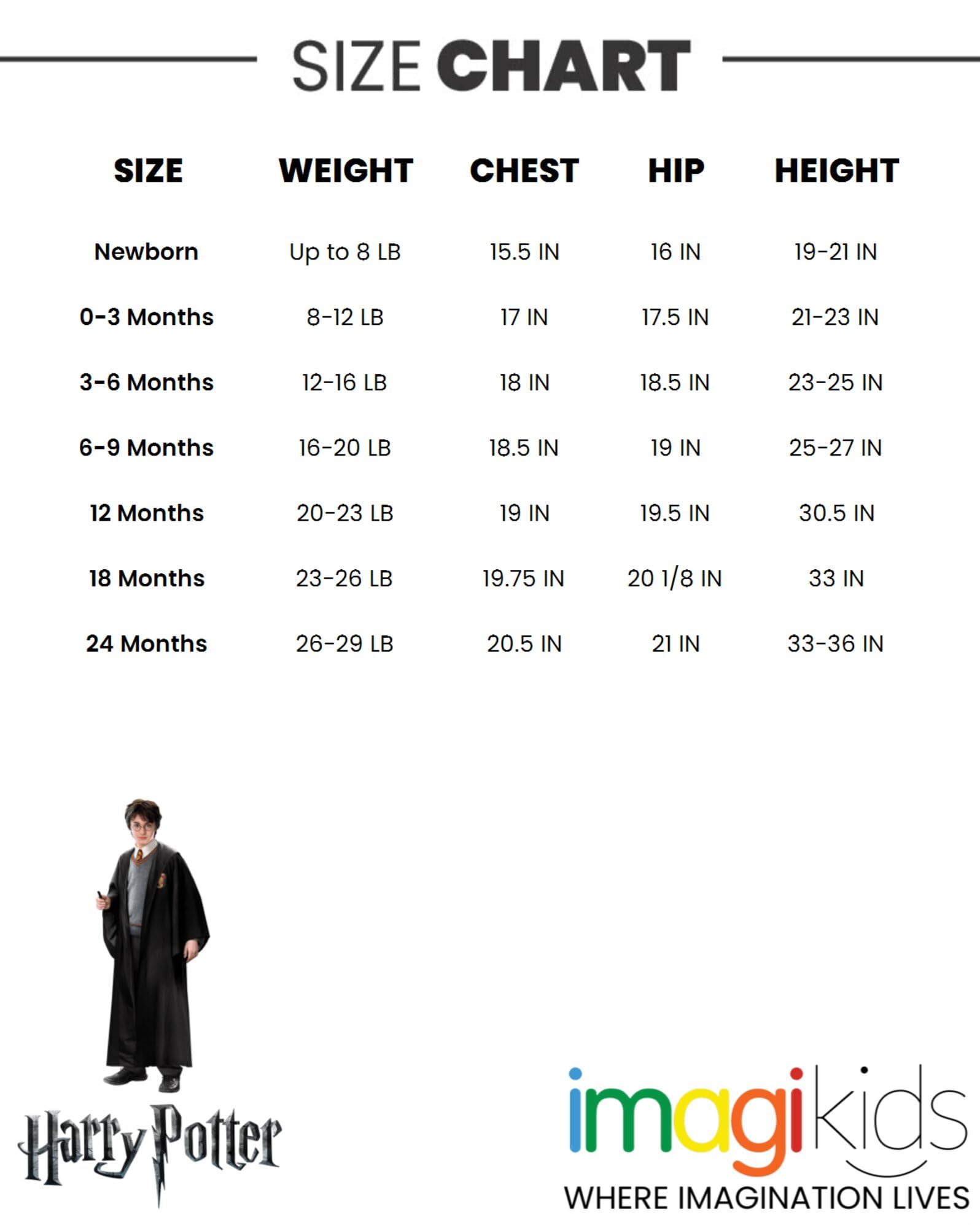 Harry Potter Hogwarts Newborn Baby Boys French Terry Short Overalls T-Shirt and Hat 3 Piece Outfit Set 3-6 Months