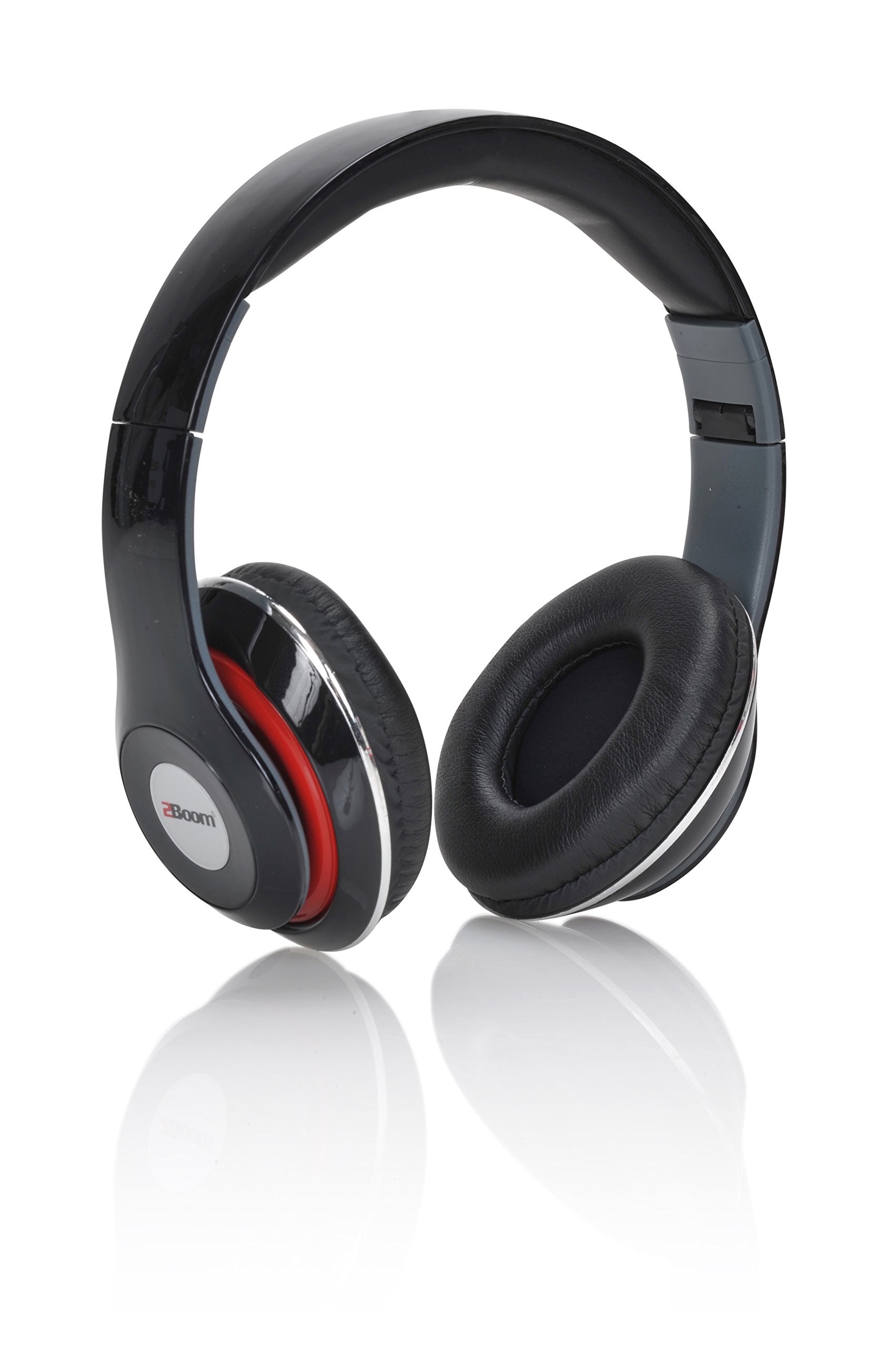 2BOOM MIXX Professional Over Ear Studio Foldable Digital Stereo Bass Wired Headphone Black