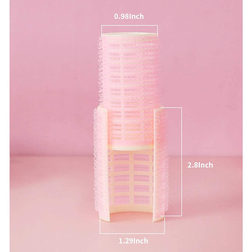 Hair Roller Curlers Bangs Self-Adhesive Hair Curling Styling Women DIY Makeup Tools 2Pcs Purple