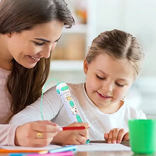 10 Colors 1.75mm PCL 3D Printer Filament Refills Low Heating for 3D Printer Pen 16.4ft Per Color