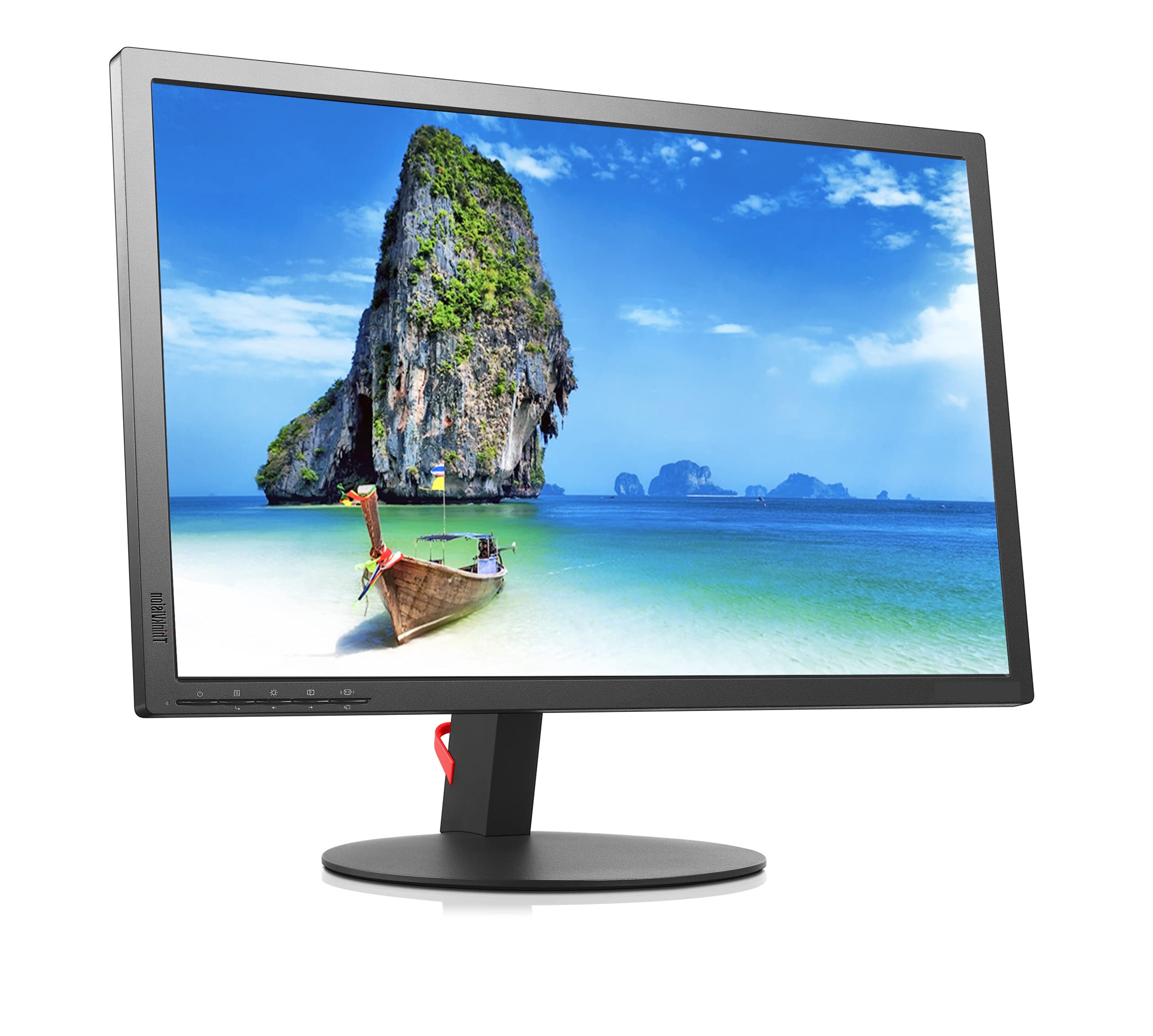 Lenovo ThinkVision T2254p LED Backlit 22 inch Anti-Glare Monitor, VGA, HDMI, Display Port, 5ms Response Time, 16.7 Million Colors, 170 Degree Viewing Angle, 1050p at 60 Hz (Renewed)